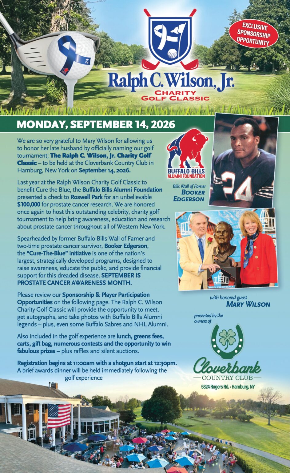 2026 Ralph C. Wilson Jr. Charity Golf Classic | Buffalo Bills Alumni