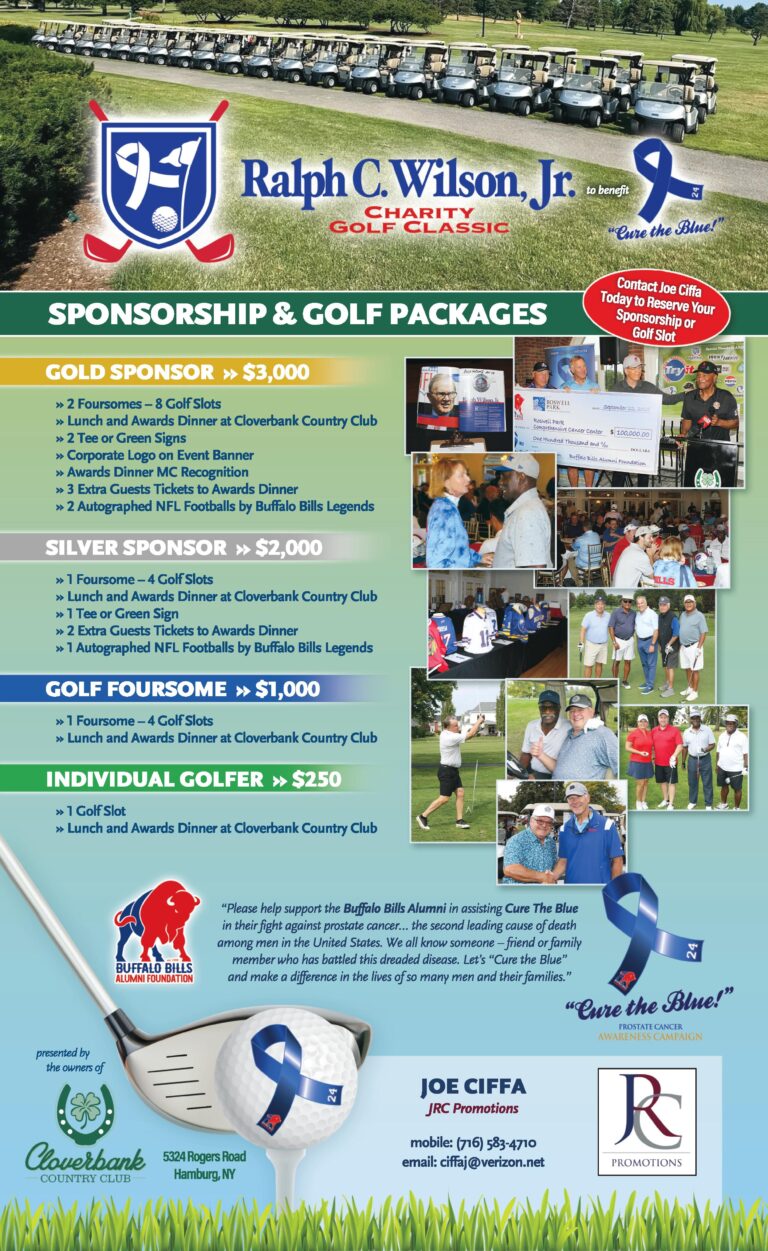 2026 Ralph C. Wilson Jr. Charity Golf Classic | Buffalo Bills Alumni